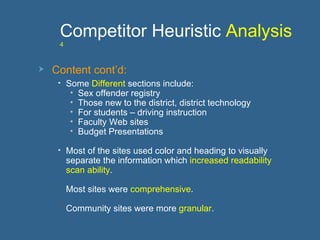 Heuristic Analysis | PPT