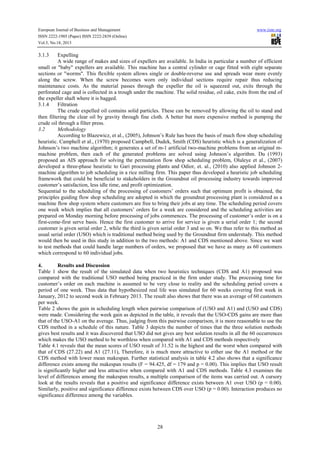 Heuristic approach to job scheduling in a small scale groundnut oil processing firm in nigeria | PPT