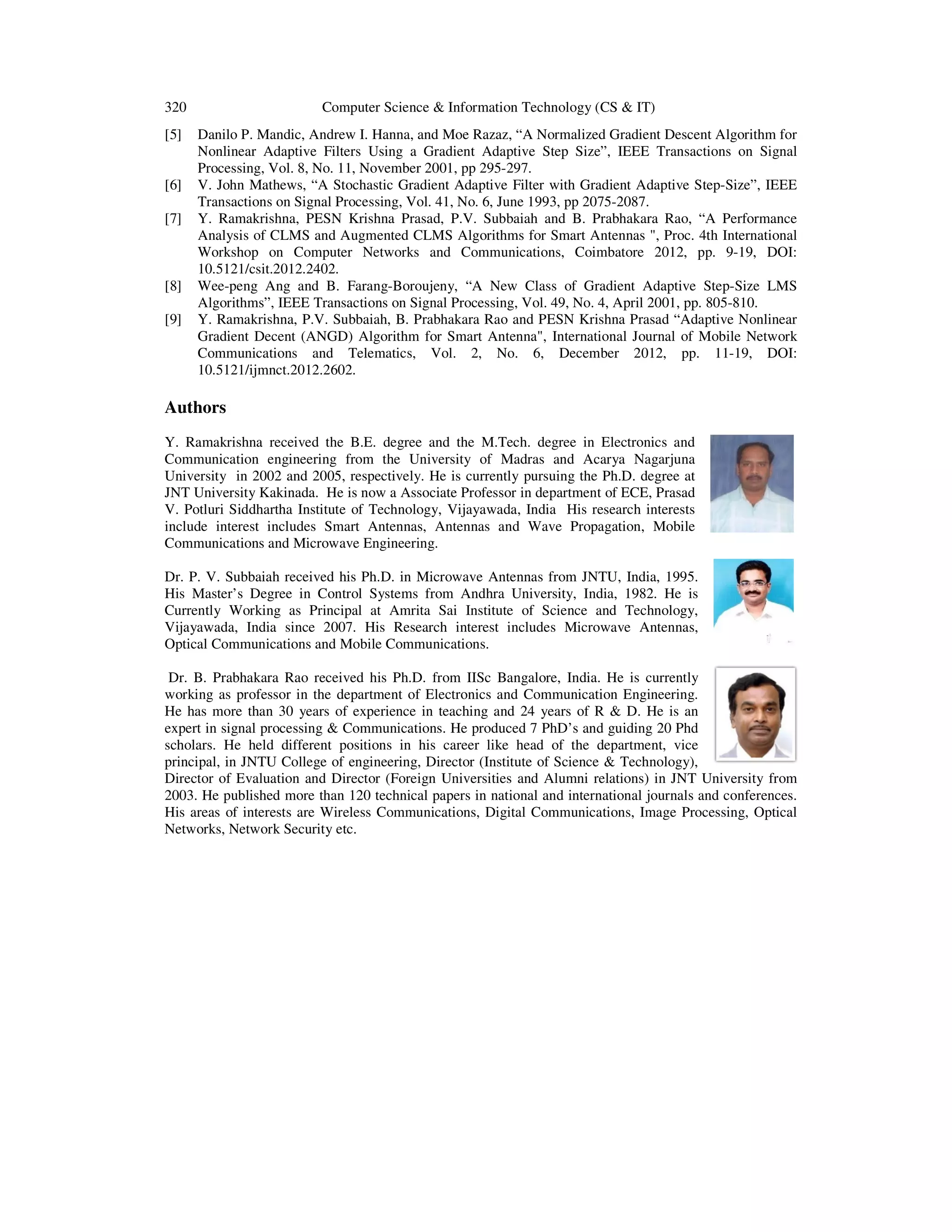 Heuristic Based Adaptive Step Size Clms Algorithms For Smart Antennas Pdf