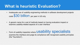 Heuristic evaluation | PPTX