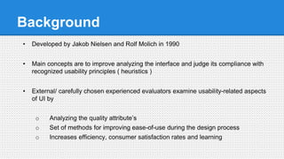 Heuristic evaluation | PPTX