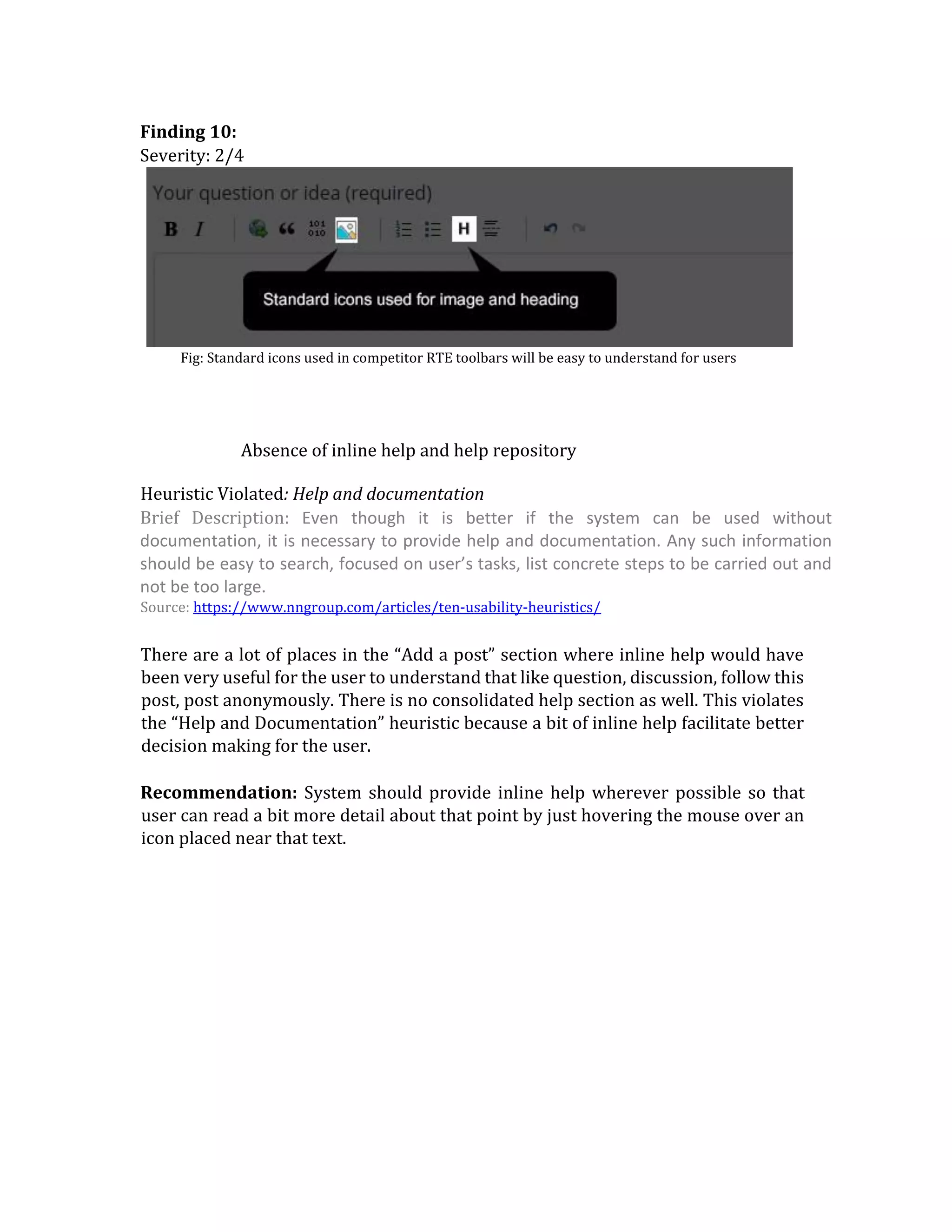 Heuristic evaluation | PDF