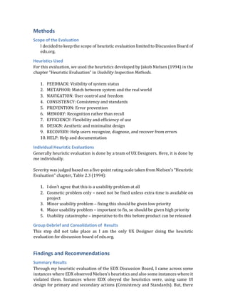 Heuristic evaluation | PDF