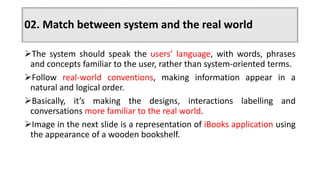 Heuristic Evaluation.pptx for information systems | PPT