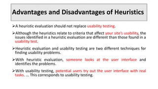 Heuristic Evaluation.pptx for information systems | PPT