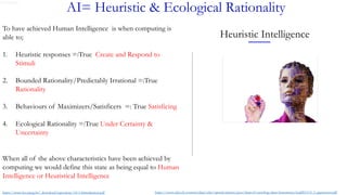 Heuristic ad Evolutionary intelligence | PPT