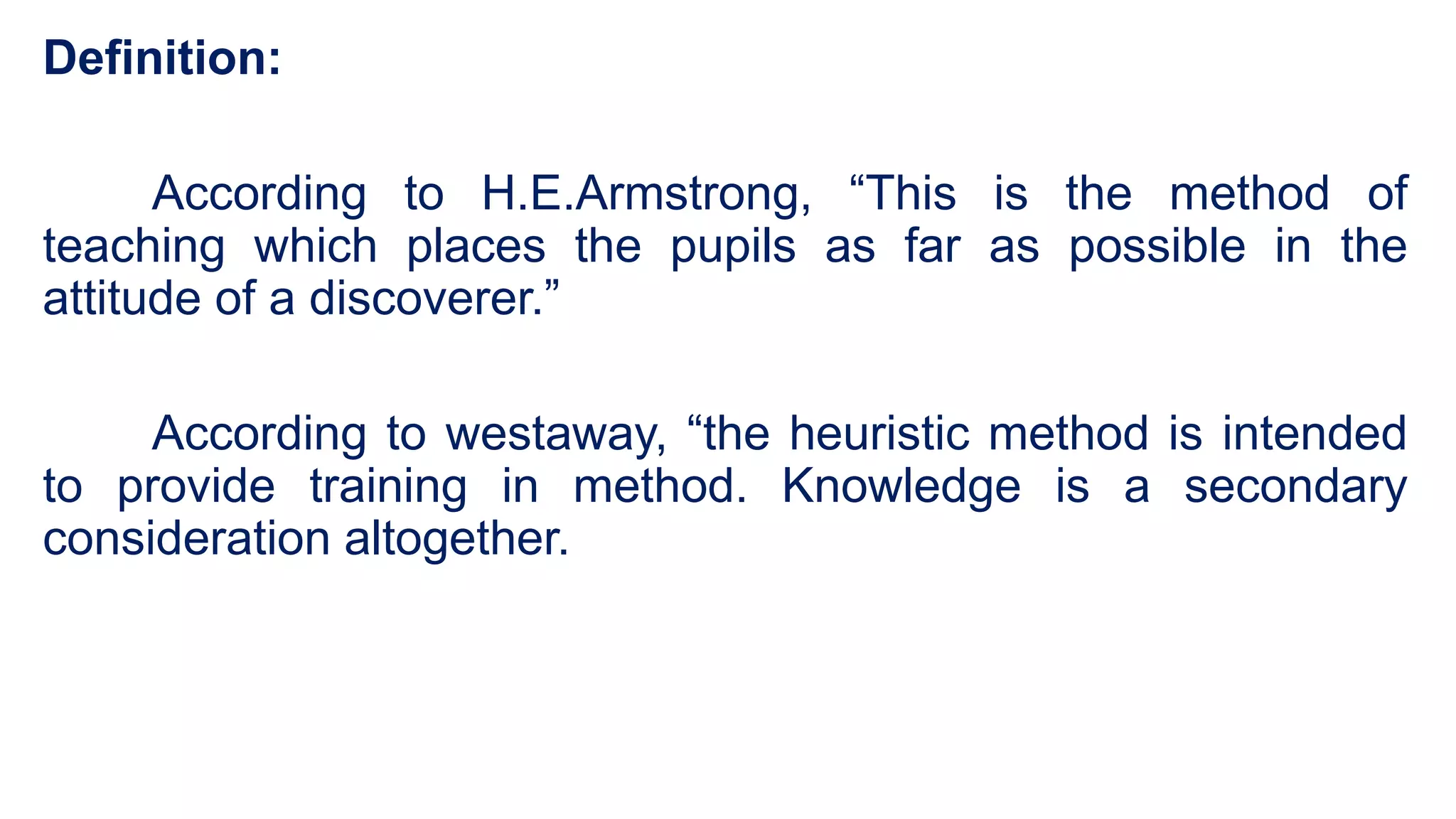 Heuristic Method | PPTX