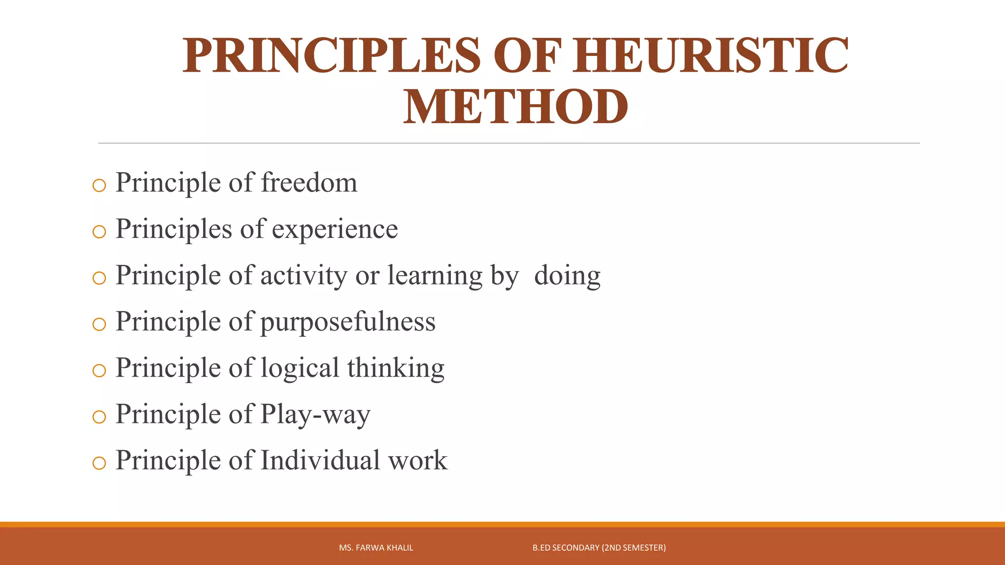 Heuristic method | PPTX