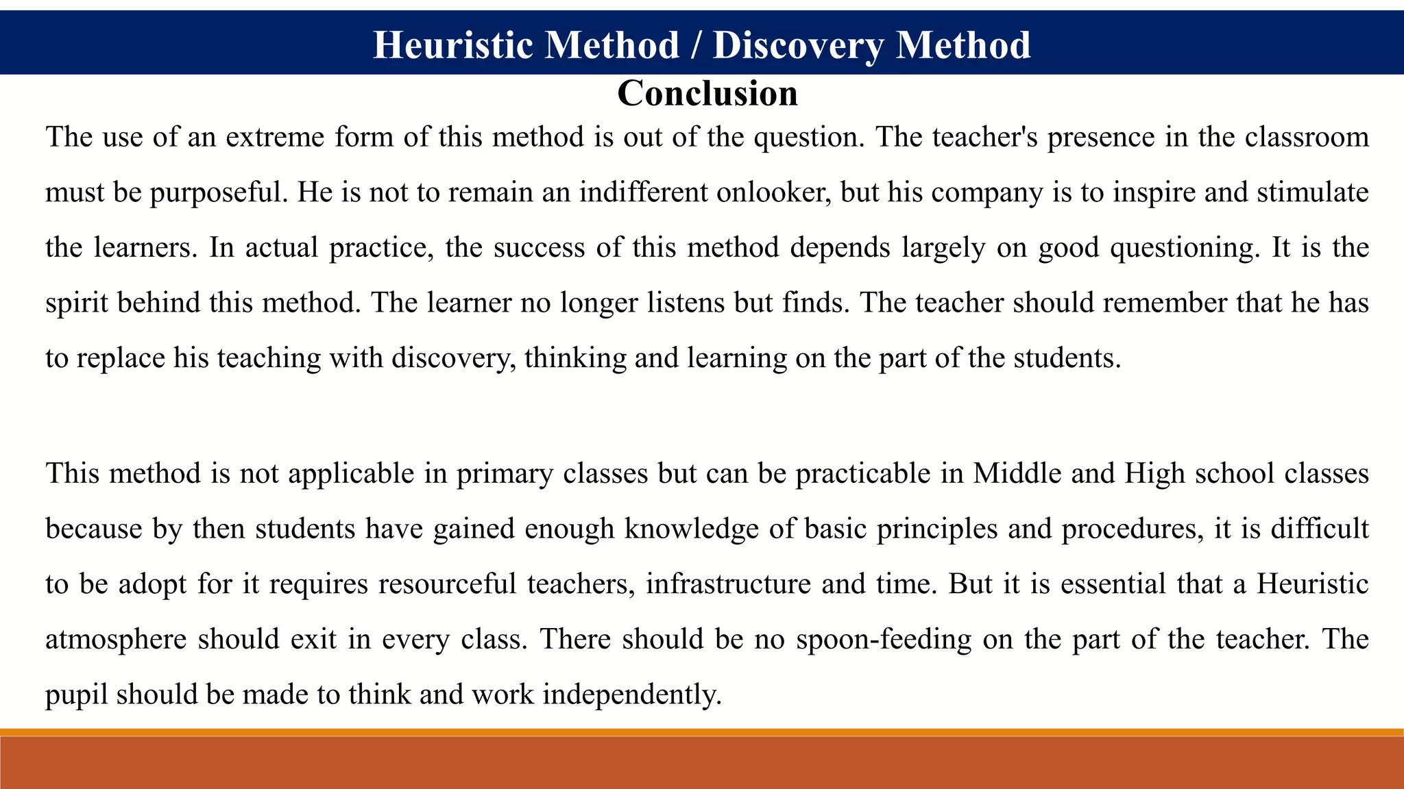 Heuristic Method of Teaching Mathematics | PPTX