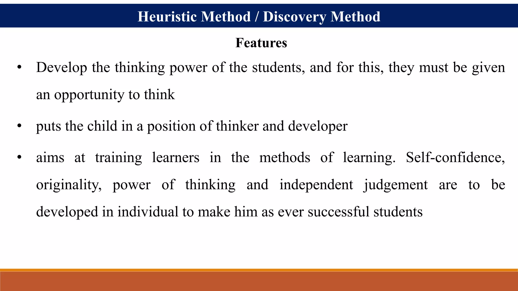 Heuristic Method of Teaching Mathematics | PPTX