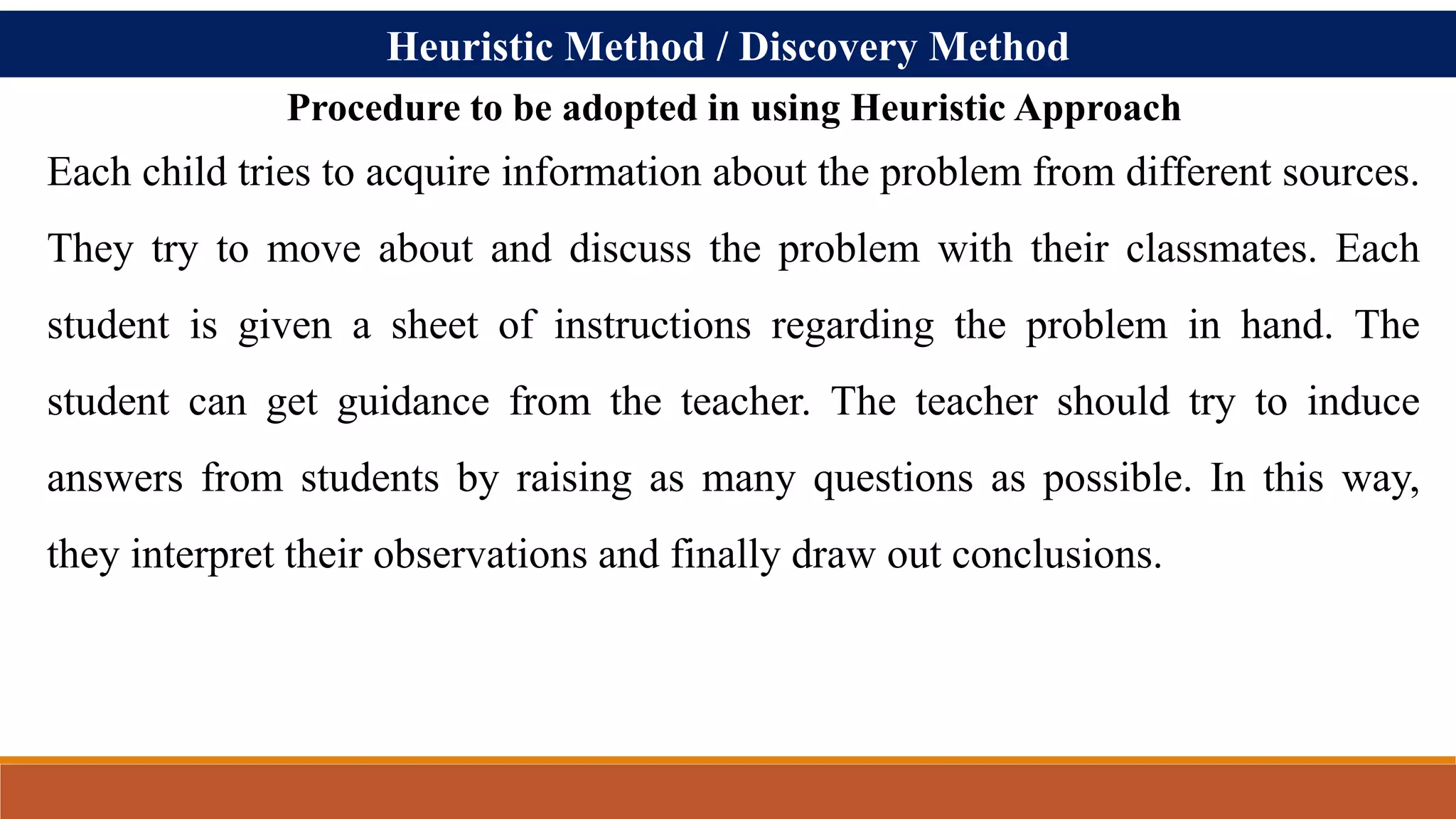 Heuristic Method of Teaching Mathematics | PPTX