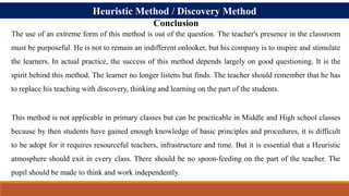 Heuristic Method of Teaching Mathematics | PPTX