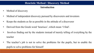 Heuristic Method of Teaching Mathematics | PPTX