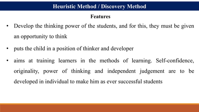 Heuristic Method of Teaching Mathematics | PPTX
