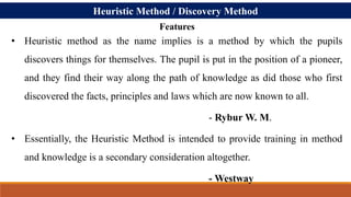 Heuristic Method of Teaching Mathematics | PPTX