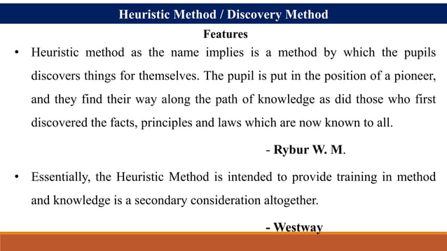 Heuristic Method of Teaching Mathematics | PPTX