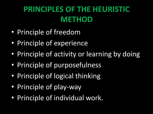 Heuristic methods | PPTX