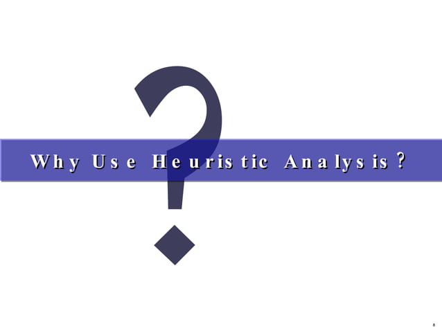 Heuristic Analysis for the Pitch Process | PPT