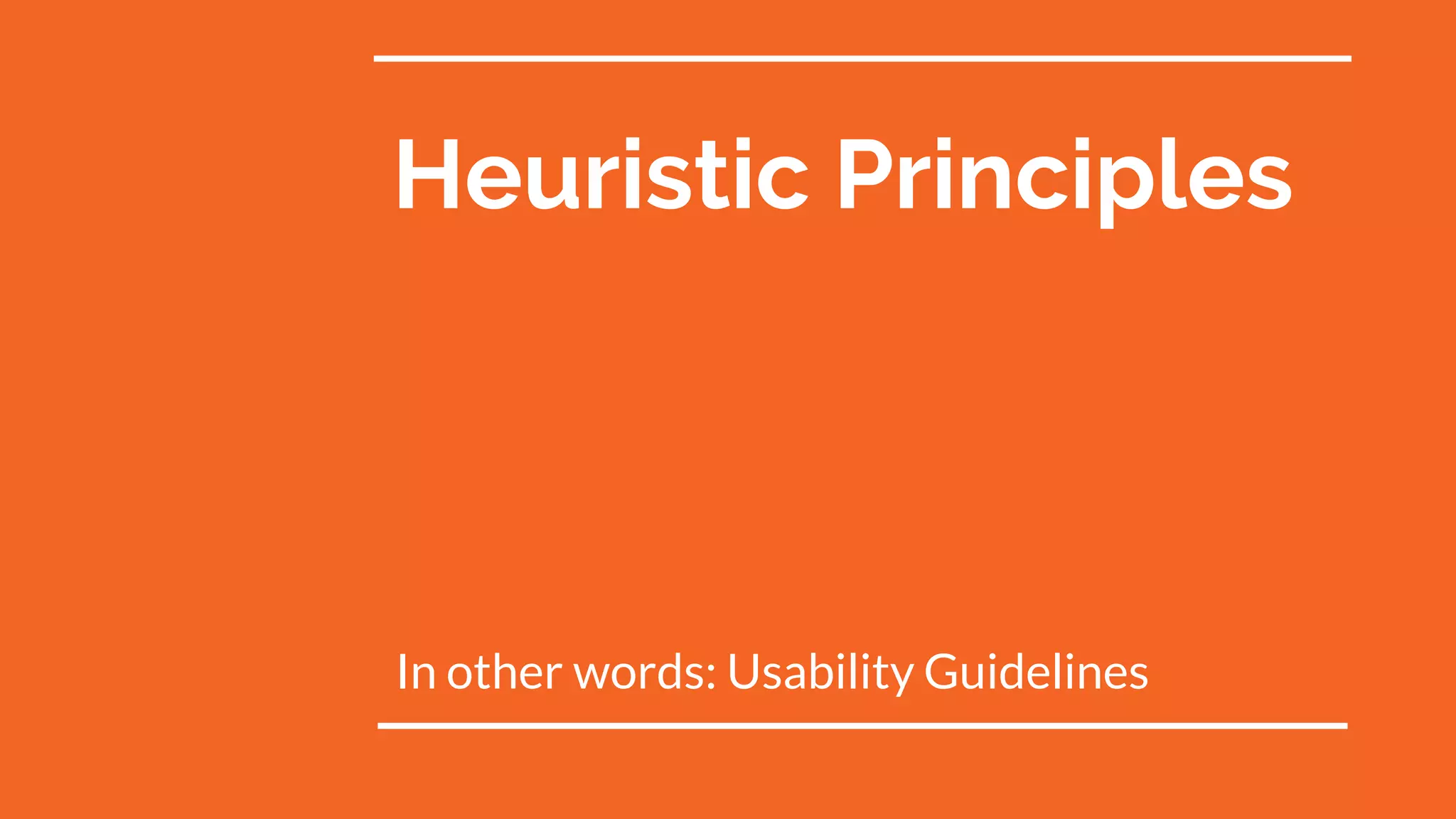 Heuristic principles | PPT