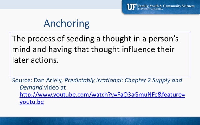 Heuristics, Anchoring & Narrowing Choice | PPT