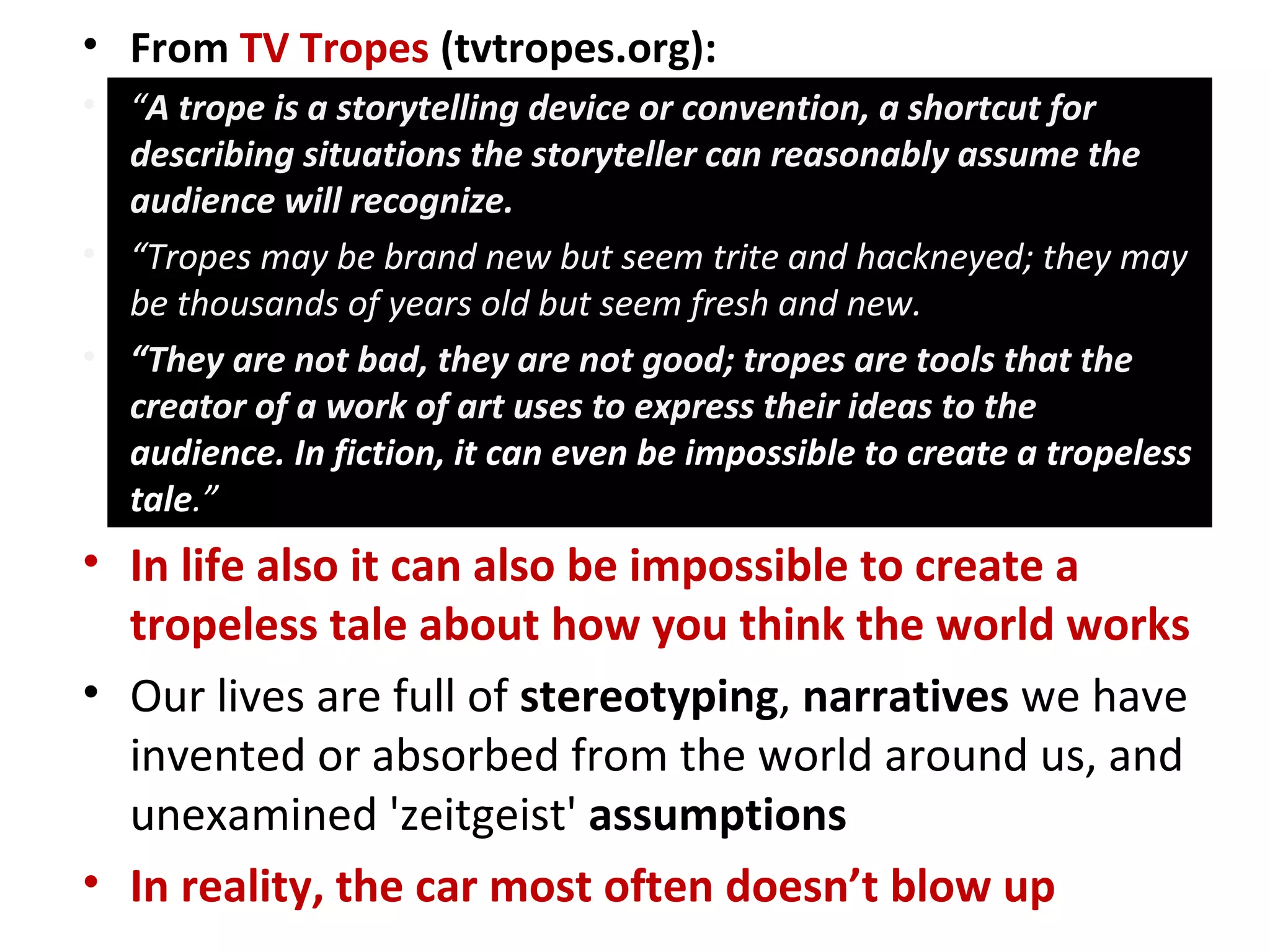 Heuristics: The Pitfalls of Mental Models, Maps and Tropes | PPT