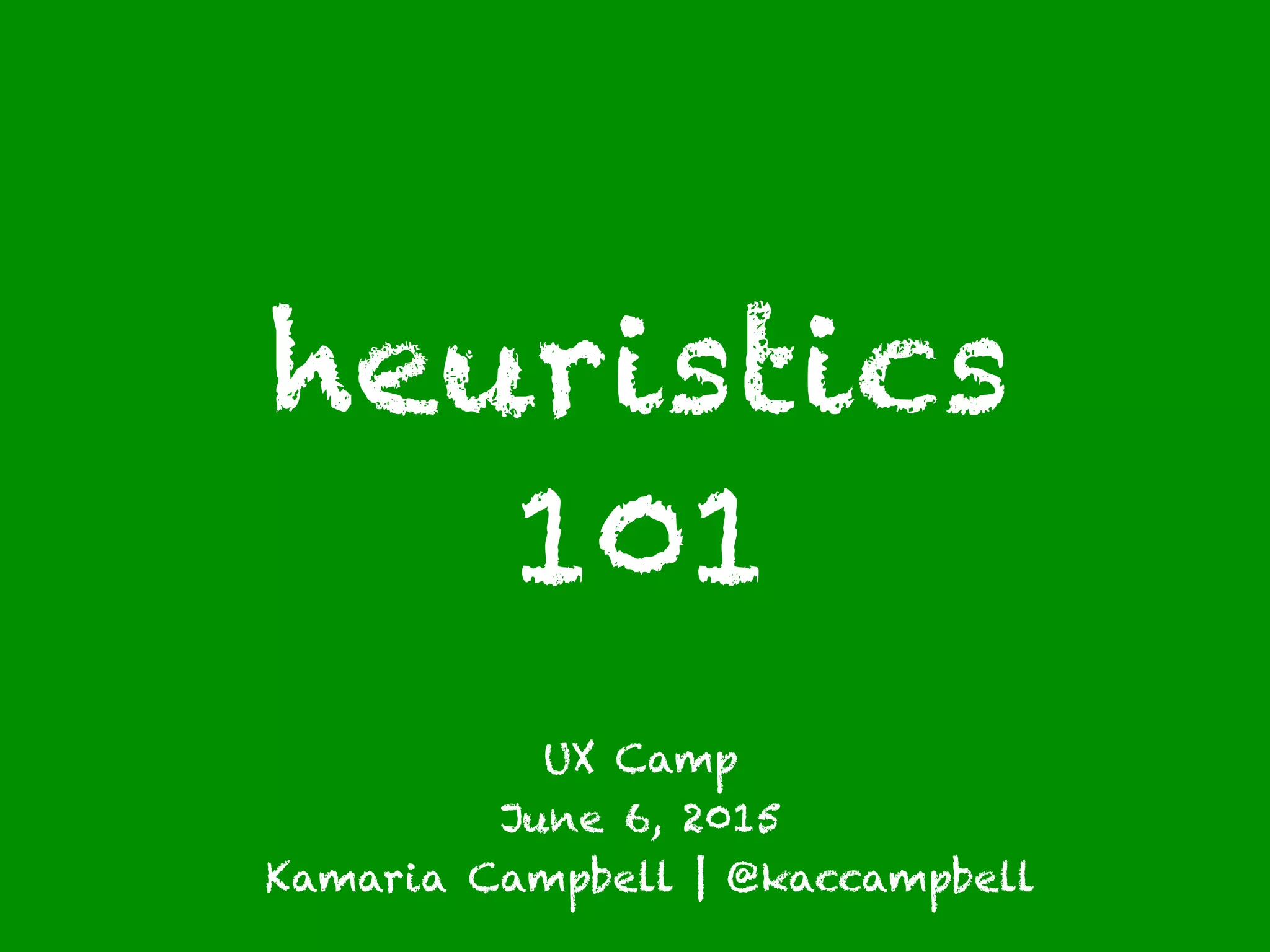 Heuristics 101: Understanding and Applying Design Principles | PDF