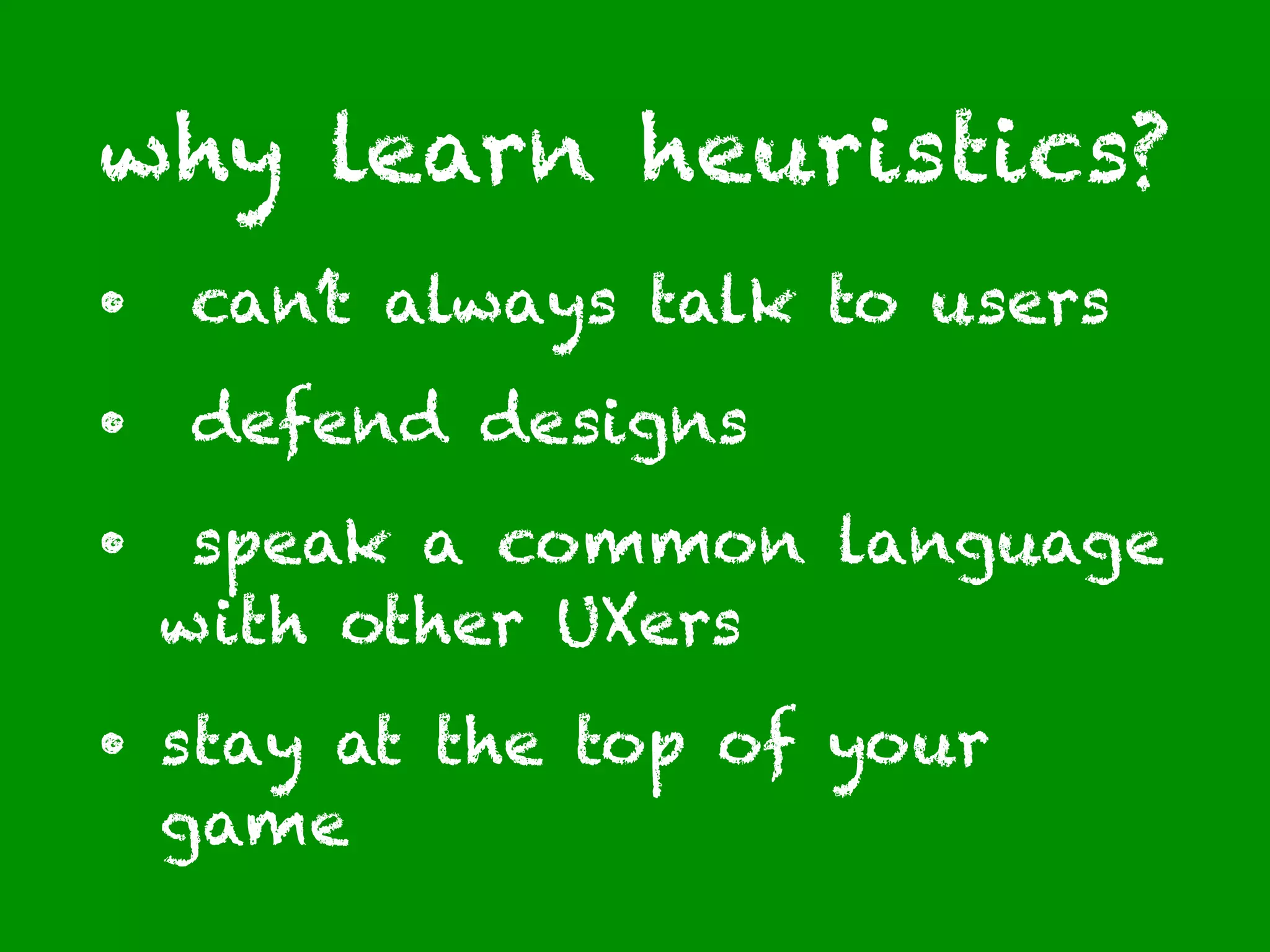 Heuristics 101: Understanding and Applying Design Principles | PPT