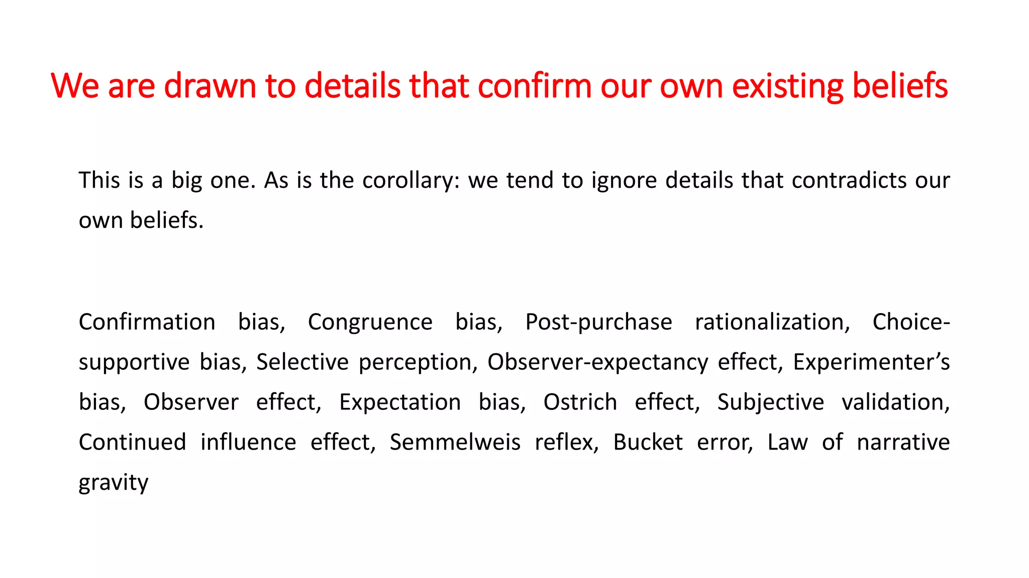 Heuristics and biases | PPTX