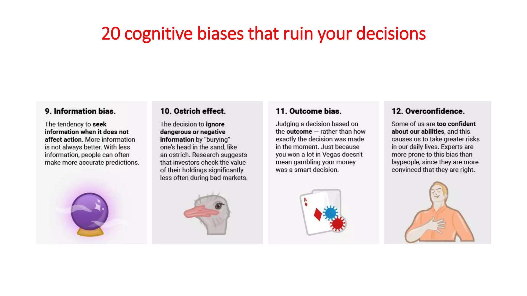 Heuristics and biases | PPTX