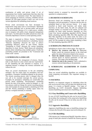 Heuristics based multi queue job scheduling for cloud computing environment | PDF