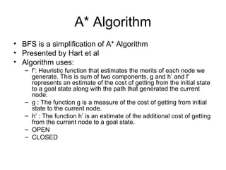Heuristic Search Techniques {Artificial Intelligence} | PPT