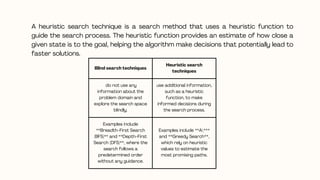 Heuristic Search Techniques in Artificial Intelligence | PDF