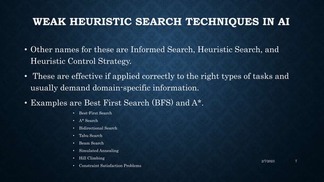 Heuristic Search Techniques Unit -II.ppt