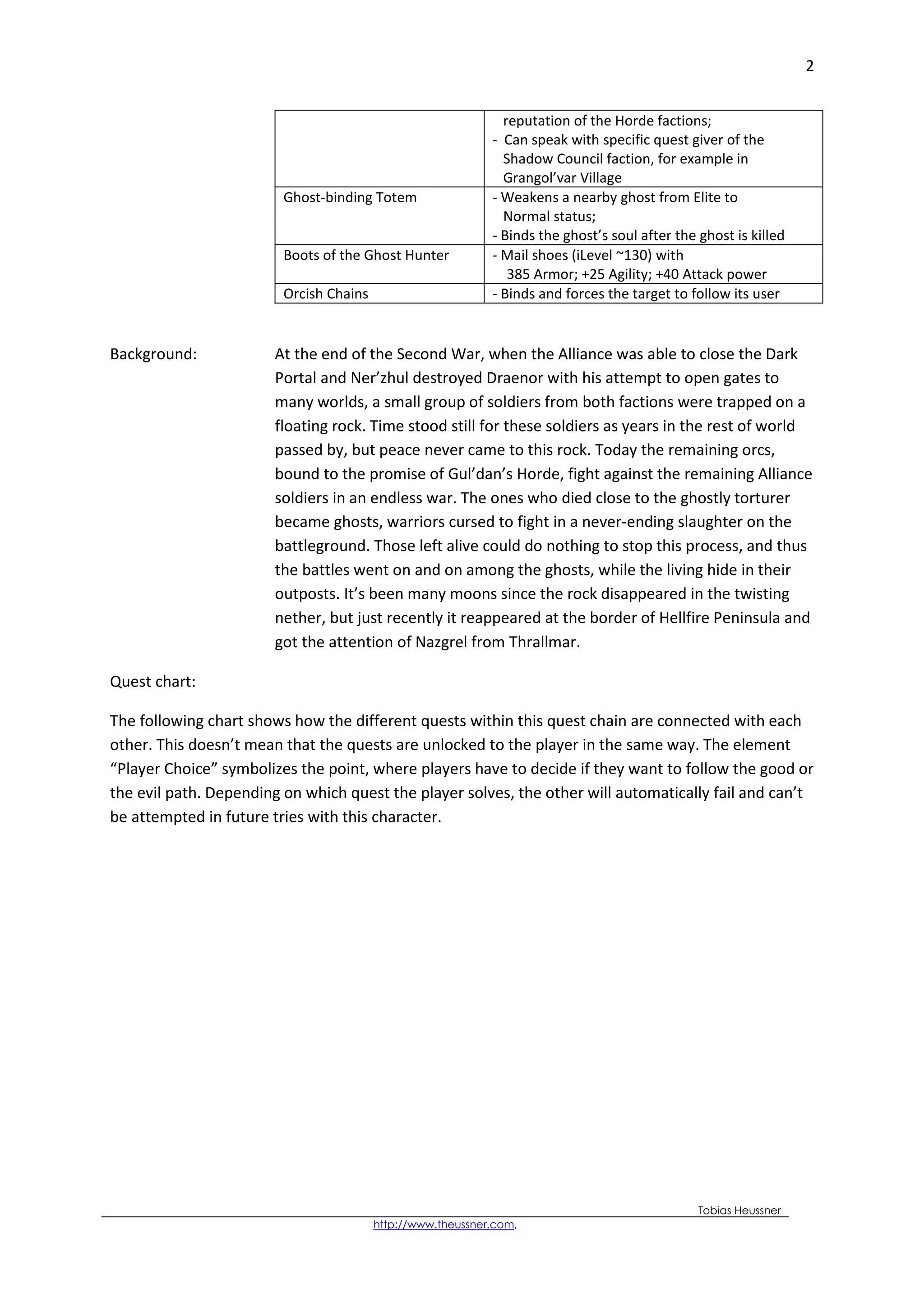 Heussner quest design sample | PDF