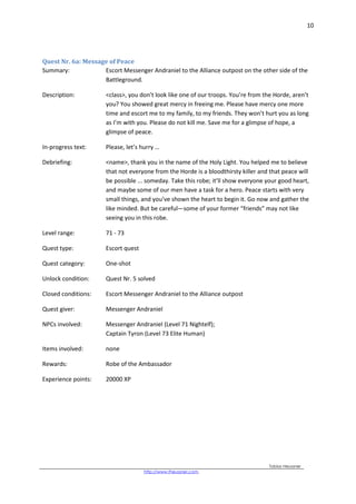 Heussner quest design sample | PDF