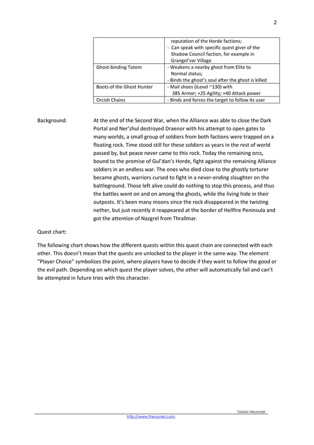 Heussner quest design sample | PDF