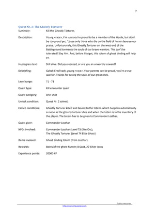 Heussner quest design sample | PDF