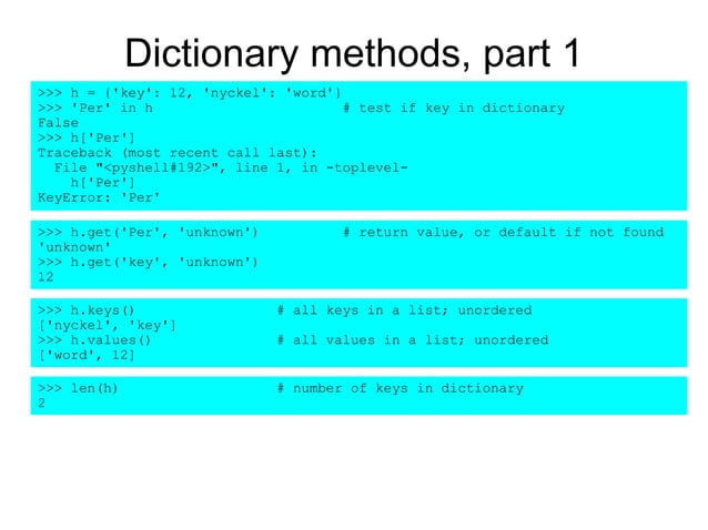Learning python | PPT