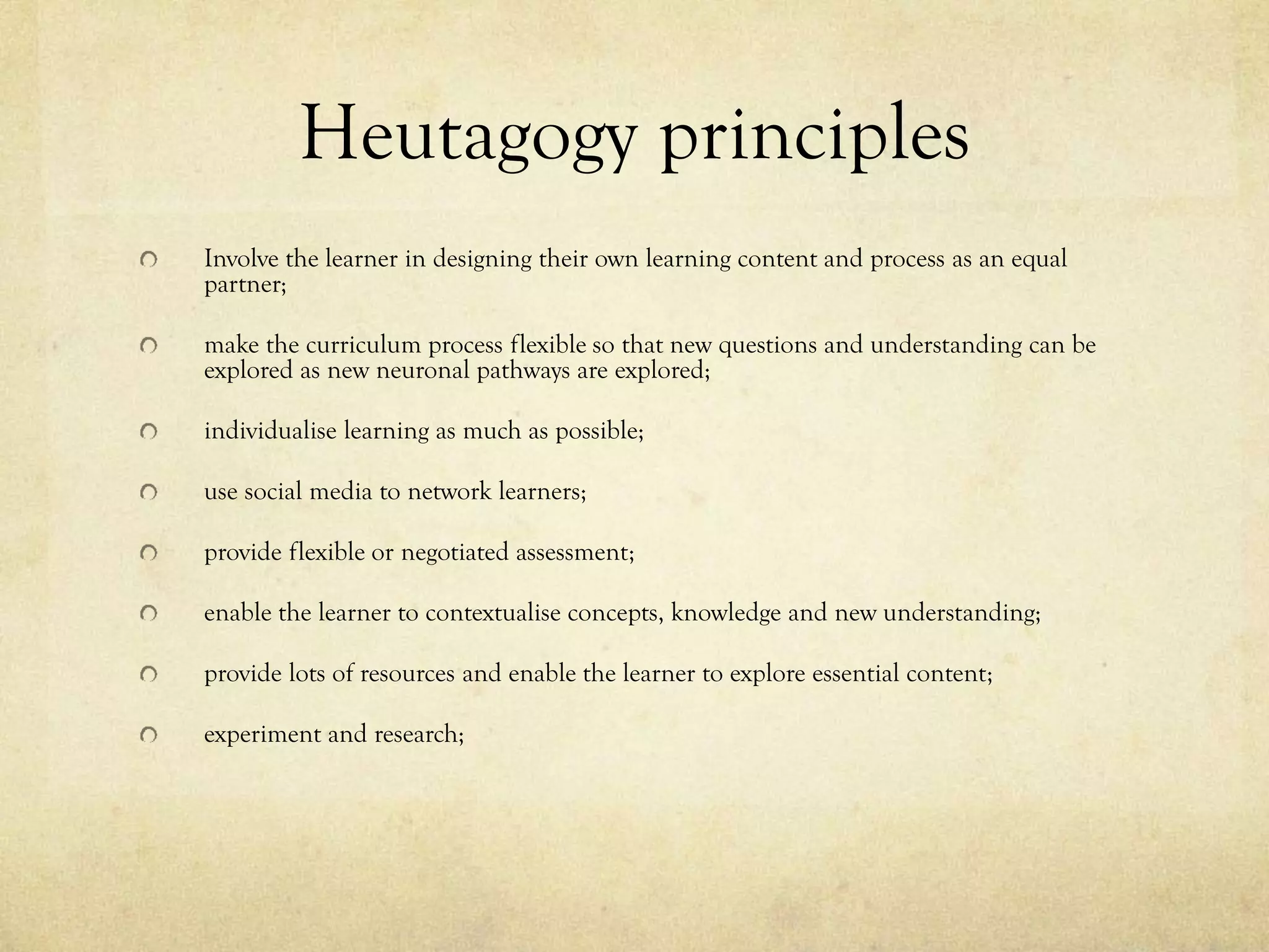 Heutagogy basics | PPT