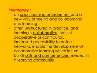 Heutagogy, peeragogy & cybergogy | PDF