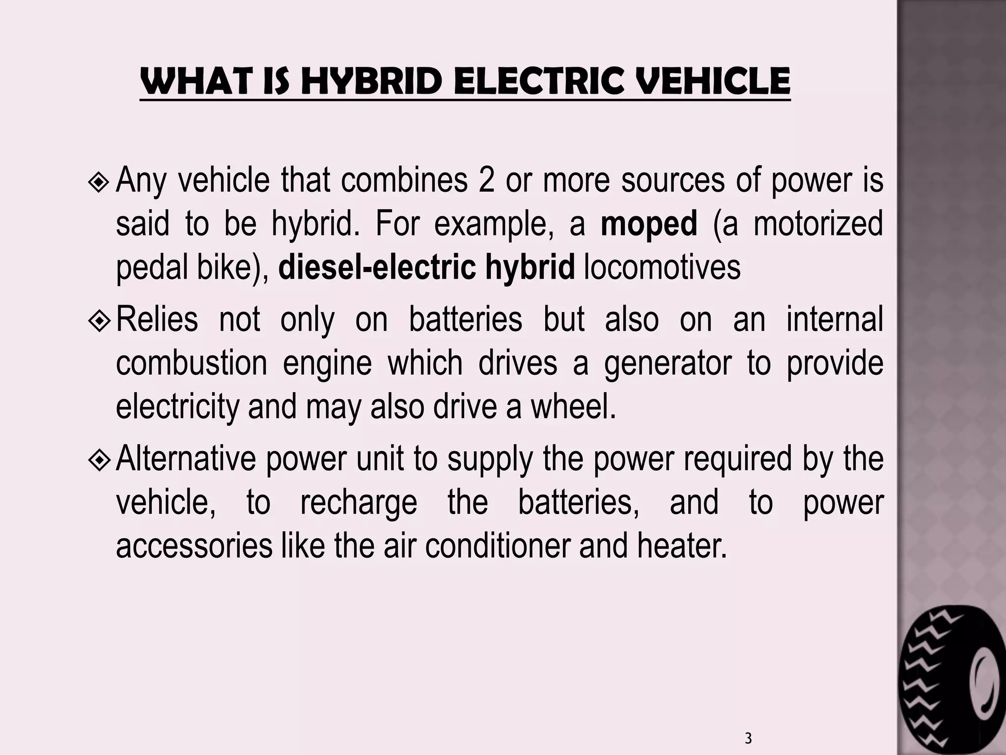 Hybrid Electric Vehicle | PPTX