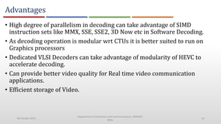 High Efficiency Video Codec | PPTX