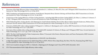 High Efficiency Video Codec | PPTX