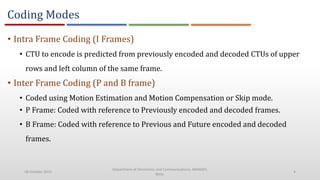 High Efficiency Video Codec | PPTX