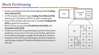 High Efficiency Video Codec | PPTX