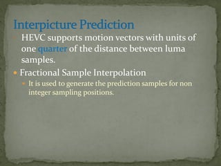 HEVC overview main | PDF