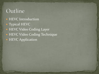 HEVC overview main | PDF