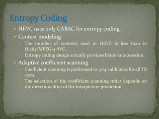 HEVC overview main | PDF