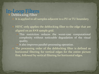 HEVC overview main | PDF