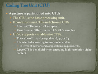 HEVC overview main | PDF